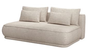 Sofa 3 Sitzer, mit Schlaffunktion, Modern, hellbeige NAPI II | Maisons ...