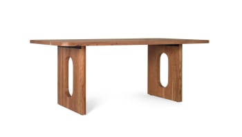 Table de salle à manger en bois vieilli 200x75cm Bali | Maisons du Monde