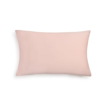 Funda de almohada 100% algodón rosa palo 50x75 cm (x2) (cama 150/160 ...