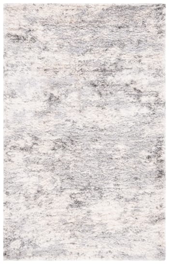 Alfombra extrasuave efecto mármol negro azulado 120x170 Marble ...