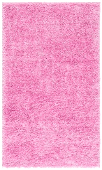 Alfombra rosa 120 x 120 August shag | Maisons du Monde