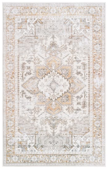 Tappeto vintage beige/rame/blu 154x230 cm Springs | Maisons du Monde