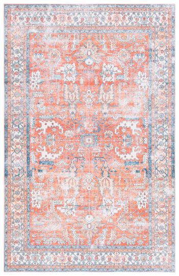 Tapis chiné tissé à la main rouge 90x160 cm Pure | Maisons du Monde