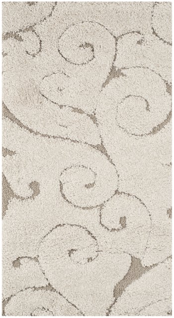 Teppich Creme 122 X 122 cm Shag | Maisons du Monde