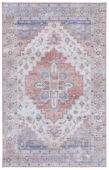 Tappeto Poliestere Rosso/Marina 91 X 152 cm Arizona | Maisons du Monde
