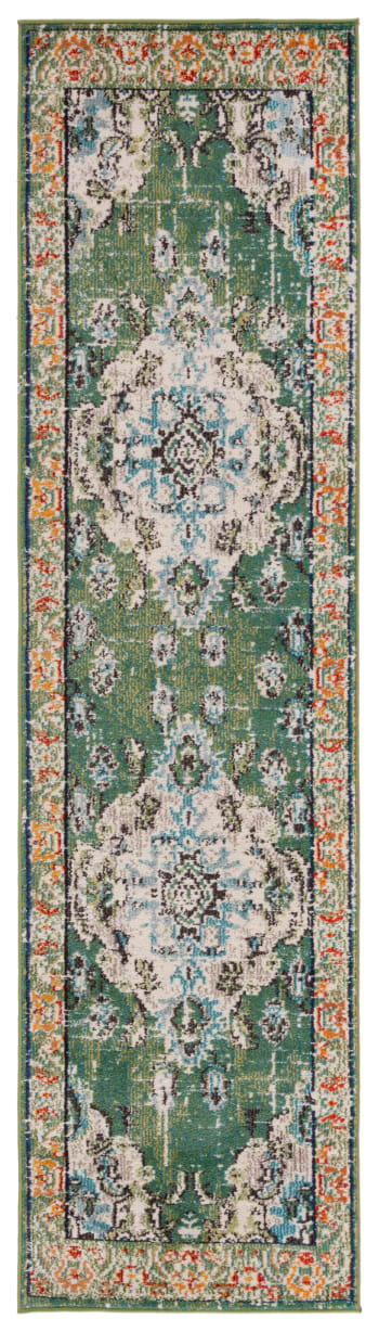 Tappeto Verde/Blu 66 X 244 cm Monaco | Maisons du Monde