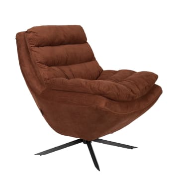 Poltrona design vintage in velluto blu oceano gambe nere Miss | Maisons ...