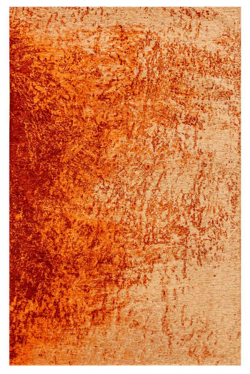 Tapis motif patchwork ethnique marron et orange 160x230 Safari ...