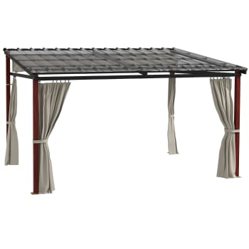 Pergole e gazebo Bianco Alluminio | Maisons du Monde