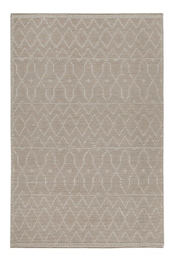 Tapetto in tessuto patchwork bicolore 160 x 230 cm | Maisons du Monde