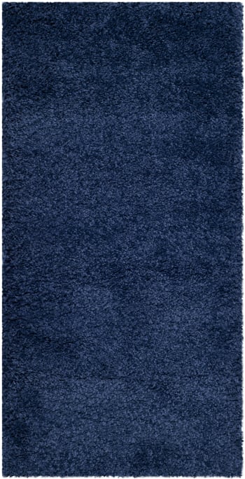 Alfombra azul marino 61 x 91 cm California shag | Maisons du Monde