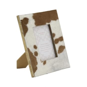 Cadre photo en bois de manguier blanc 18x13 Boston | Maisons du Monde