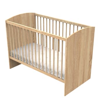 Cuna de 120 x 60 con cabeceros redondeados de Cannelle | Maisons du Monde