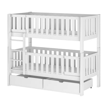 Litera Infantil de Matrimonio Triple Blanca | Maisons du Monde