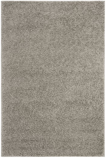 Alfombra de flecos de yute natural tejido a mano negro de 80 x 200 cm ...