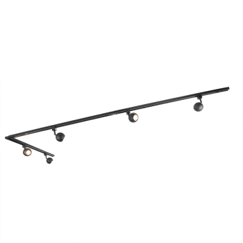 Sistema moderno de riel colgante blanco con 5 foco Iconic jeana ...