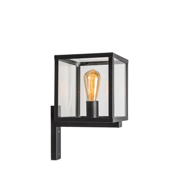 Applique extérieur en acier inoxydable anthracite Sutton | Maisons du Monde