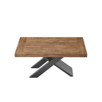 Mesa extensible en madera marrón cm 160/250x95 75h Floyd | Maisons du Monde