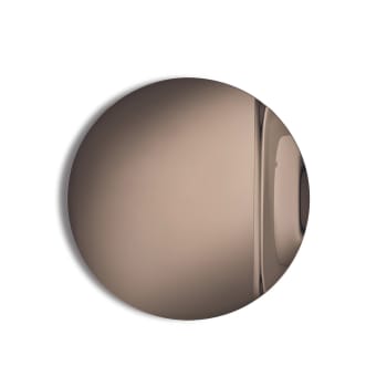 Specchio rotondo in metallo dorato D.159 cm Stratford | Maisons du Monde
