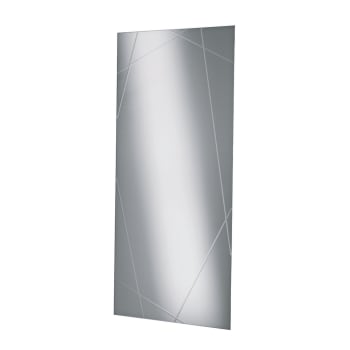 Specchio da pavimento in metallo marrone cm 77,5x3,3x151 Panama ...