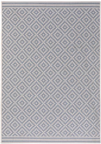 Tapis intérieur/extérieur ras motif graphique multicolore 133x200 Elouisa | Maisons du Monde