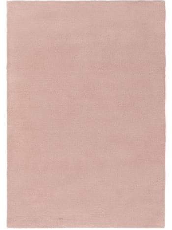 Tapis en laine rose poudré 3D 160 x 230 Zengarden | Maisons du Monde