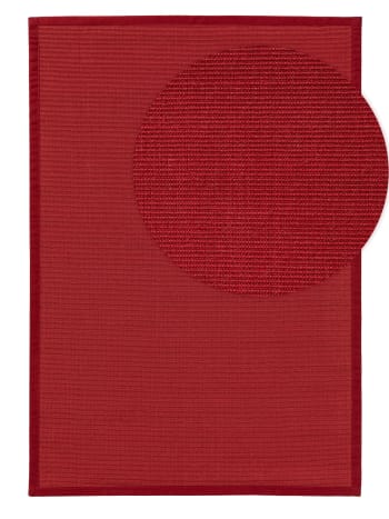 Tappeto shaggy rosso 200 x 300 cm Evren | Maisons du Monde