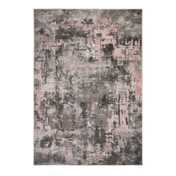 Tapis de salon moderne tissé plat rose 200x280 cm Vero | Maisons du Monde