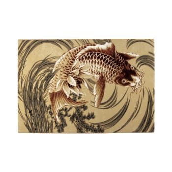 Tappeto a tessitura piatta turchese 240x340 Frencie | Maisons du Monde