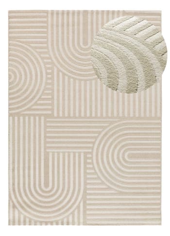 Tappeto panna con motivo ad arco rialzato - 160x230 BIANCA | Maisons du ...