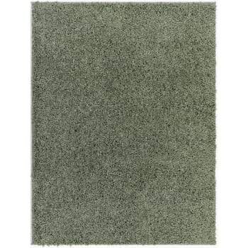 Tappeto tinta unita verde oliva 100% materiale riciclato 120x170 Yogi ...