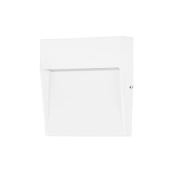 Aplique de pared exterior pvc y sintético negro 15x12x10 cm Cone ...