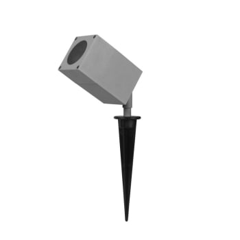 Foco Proyector Exterior (20uds) GU10 Pincho Césped Jardín Negro Tidian ...