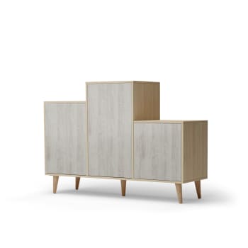 Buffet 4 portes effet bois 180 cm Talia | Maisons du Monde