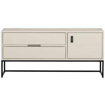 Meuble TV stratifiés beige Seattle | Maisons du Monde