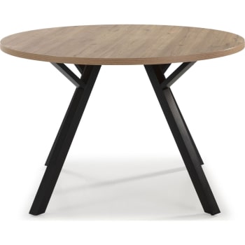 Table à manger ronde 6 personnes D130 Sendai | Maisons du Monde