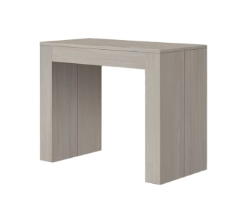 Consolle allungabile in legno, finitura grigio cemento 90×45-90×300 cm ...