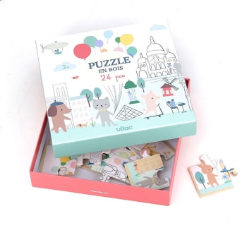 Puzzle Panoramico 4 Stagioni 36 pezzi | Maisons du Monde