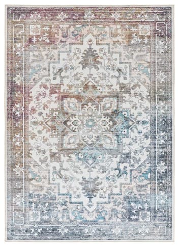 Tapis ethnique rouille/beige 80x150 cm Parma | Maisons du Monde