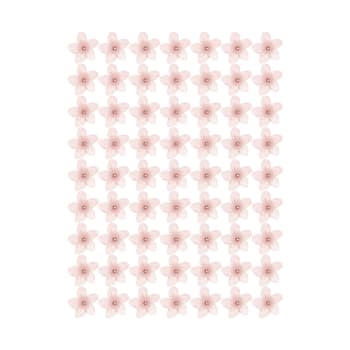 Stickers decorativos pared flores boho rosa claro Boheme | Maisons du Monde