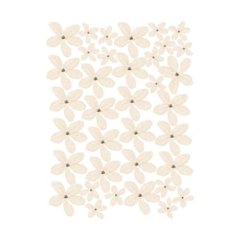 Stickers decorativos pared flores boho rosa claro Boheme | Maisons du Monde