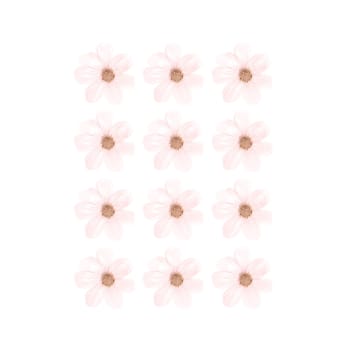 Stickers decorativos pared flores boho rosa claro Boheme | Maisons du Monde