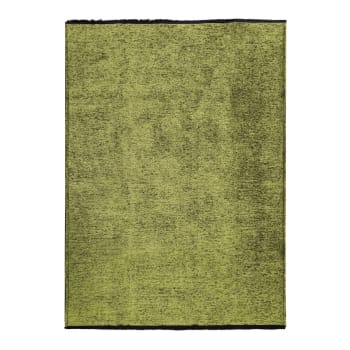 Tappeto in tessuto liscio verde riflesso luce 160x230 Venice | Maisons ...
