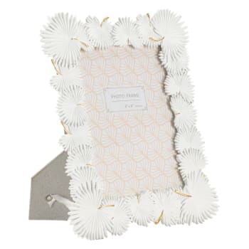 Cornice in resina dorata con foglie cm 21,8x1,8x27 Solis | Maisons du Monde