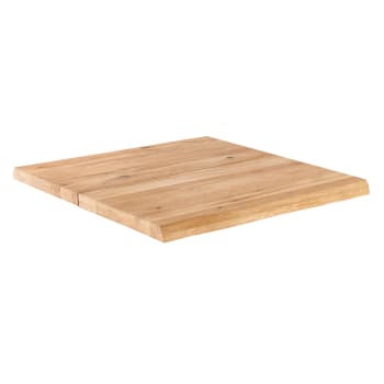 Tablero ovalado 220x90 en madera beige claro Tablo | Maisons du Monde