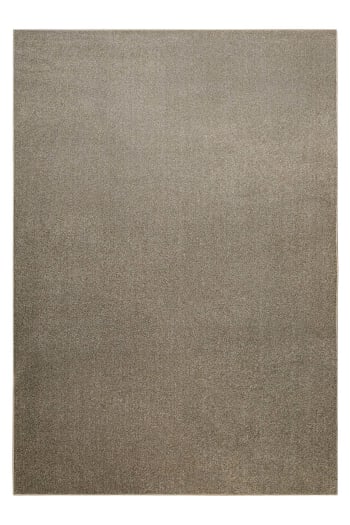 Tapis poil ras beige sable chiné 166x240 Tim | Maisons du Monde
