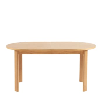 Table à manger extensible naturelle ovale Lisa | Maisons du Monde