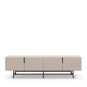 Meuble TV stratifiés beige Seattle | Maisons du Monde