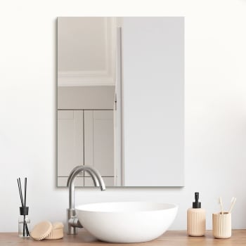 Wandspiegel aus Spiegelglas, schwarz Carry | Maisons du Monde