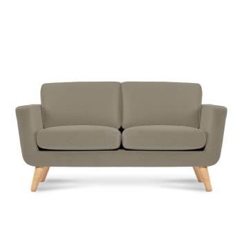 2-Sitzer-Sofa im skandinavischen Stil, beige meliert Brooke | Maisons ...
